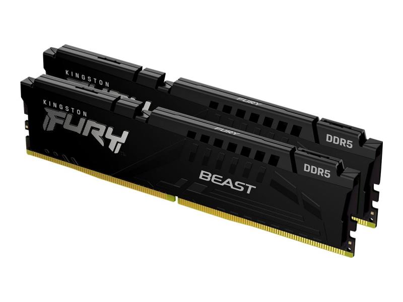 DDR5 64GB PC 5600 CL40 Kingston KIT (2x32GB) FURY Beast Bl ...